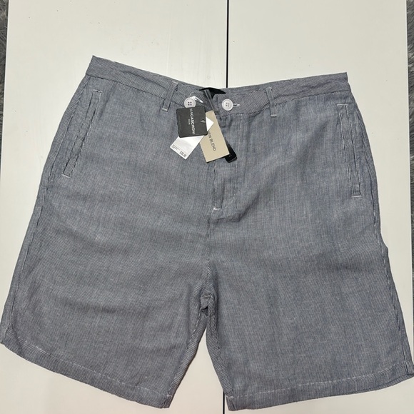 Magaschoni | Shorts | Nwt Magaschoni Mens Navywhite Stripe Linen Blend ...